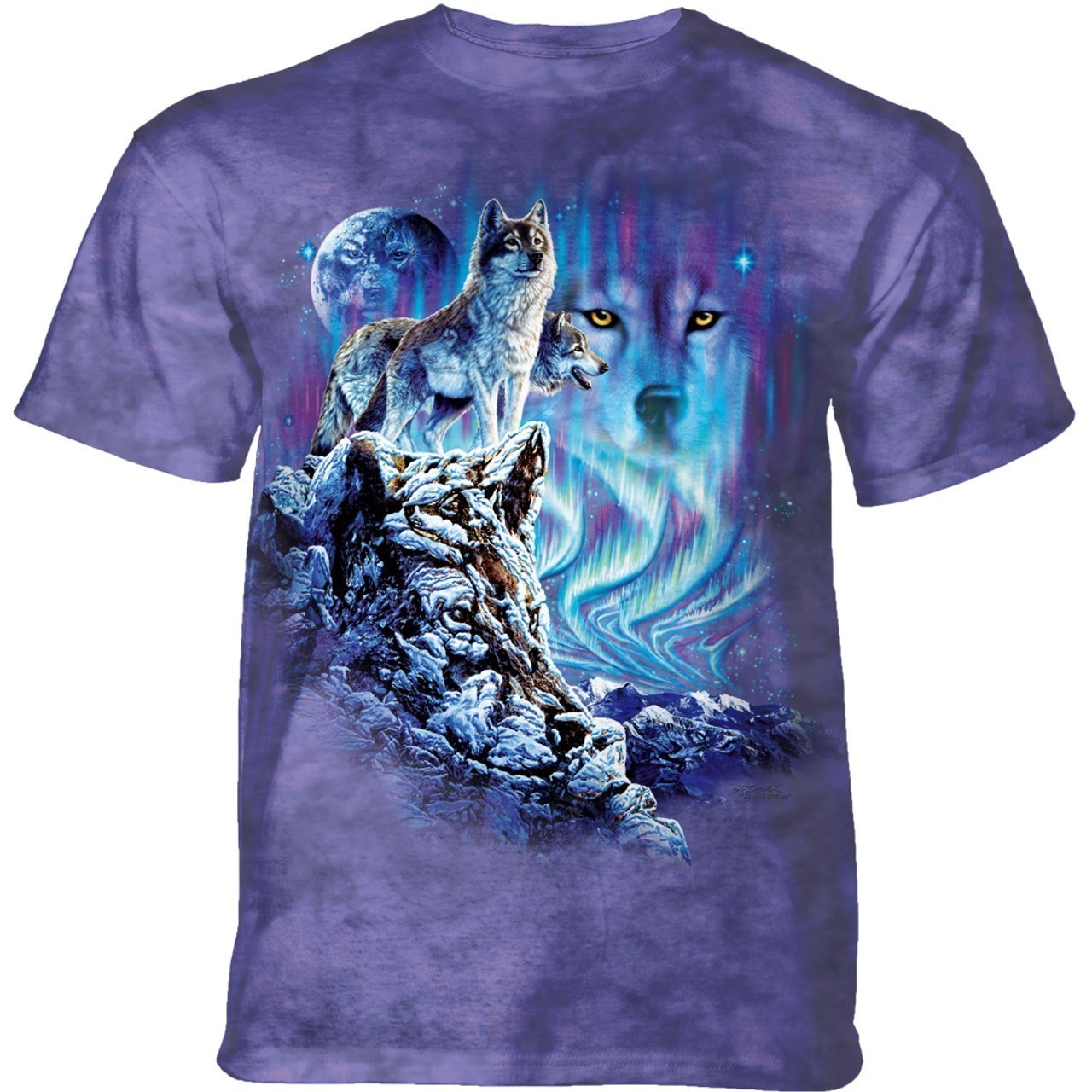 The Mountain Find 10 Wolves Hidden Wolf T-Shirt New